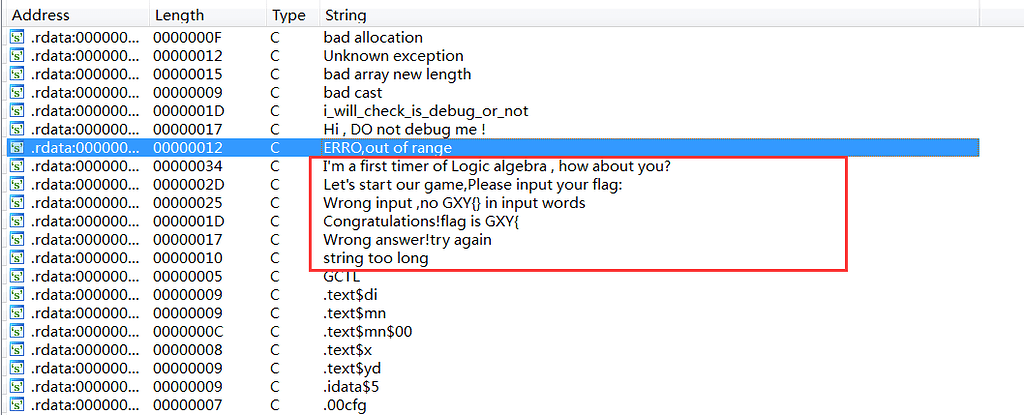 CTF逆向 [GXYCTF2019] simple CPP